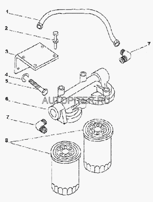 Купить Фильтр топливный сепаратор FS1212 (FS1242/ 93122/ P553201 ...