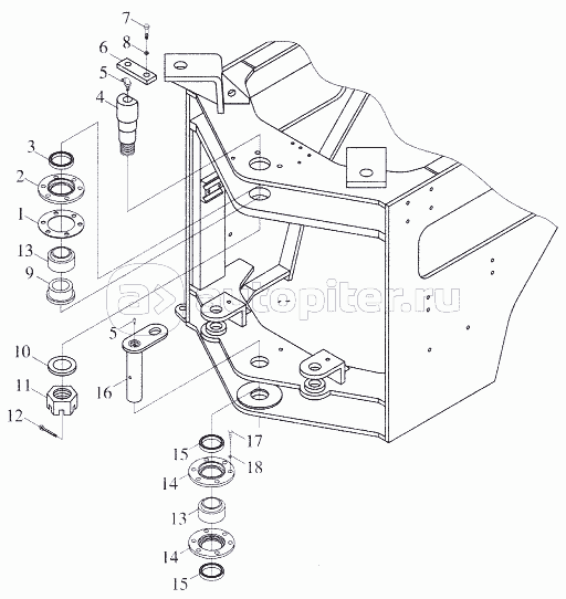 Соединение шарнирное Foton-FL936F — Автопитер