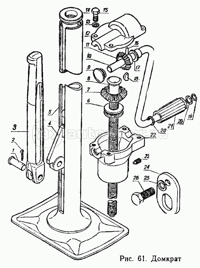 Домкрат ГАЗ-3102 — купить, цены в интернет-магазине Автопитер