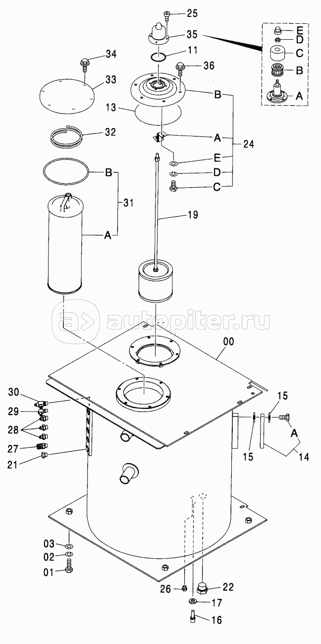 OIL TANK ZX-270 — купить, цены в интернет-магазине Автопитер