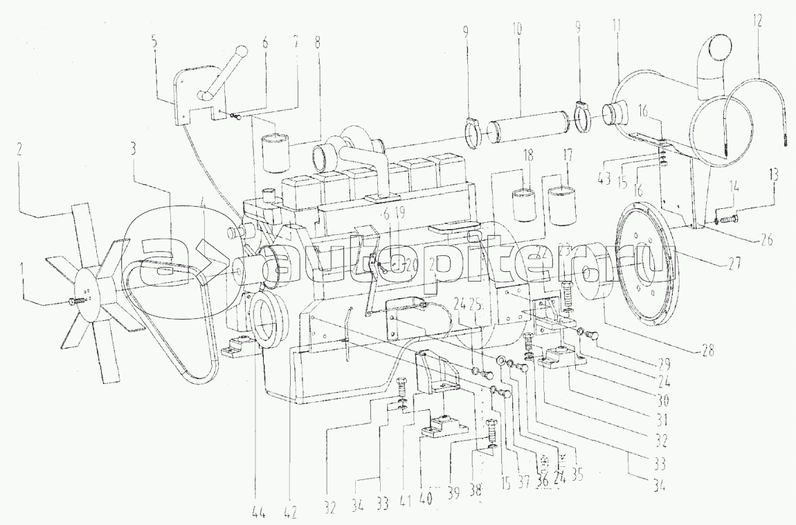 Система двигателя CLG-220 — Автопитер