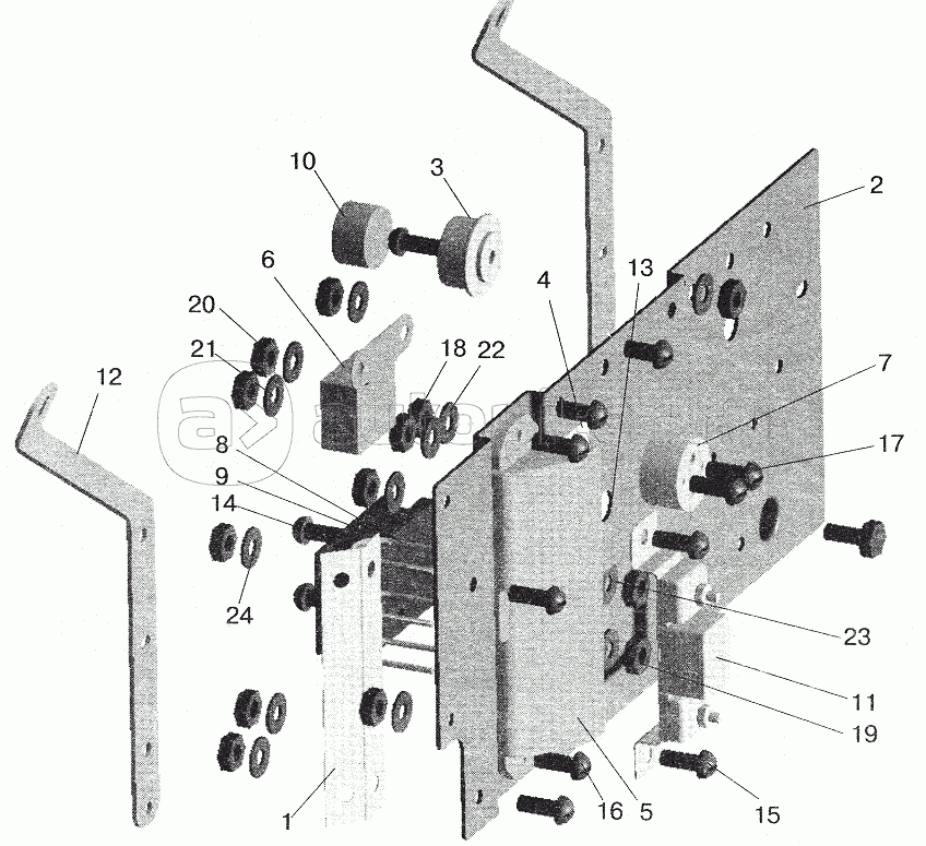 Панель блоков предохранителей и реле МАЗ-6422 — купить, цены в интернет ...