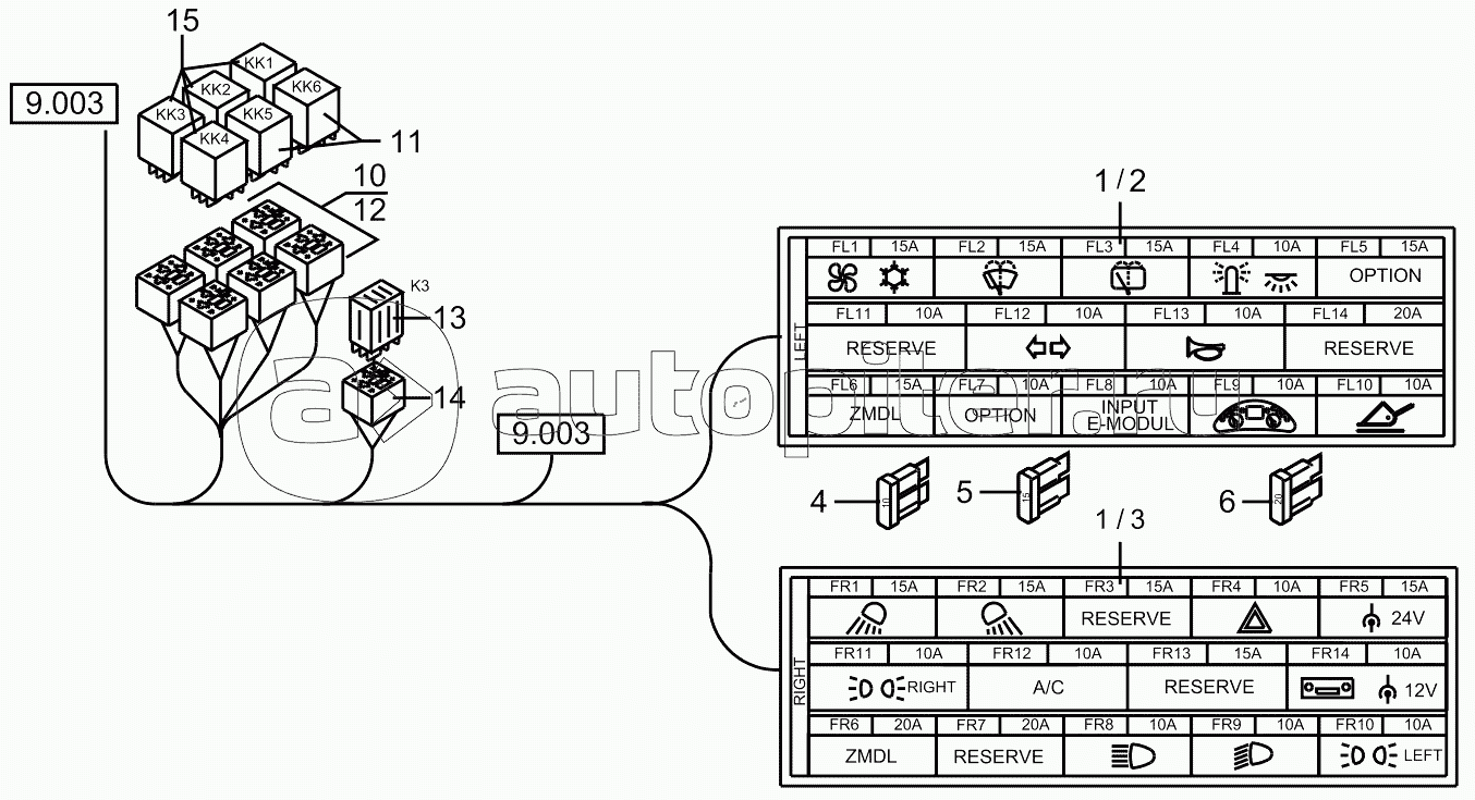Electric Installation - Fuse Panel And Relay Panel TL-310 — купить ...