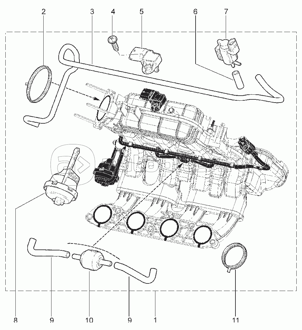 120220. МОДУЛЬ ВПУСКА В СБОРЕ LADA Granta 2191(Liftback) — купить, цены в интернет-магазине ...
