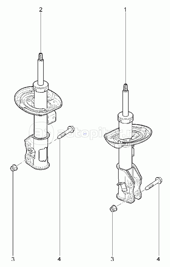 320010. СТОЙКА ПЕРЕДНЕЙ ПОДВЕСКИ LADA Vesta — купить, цены в интернет ...